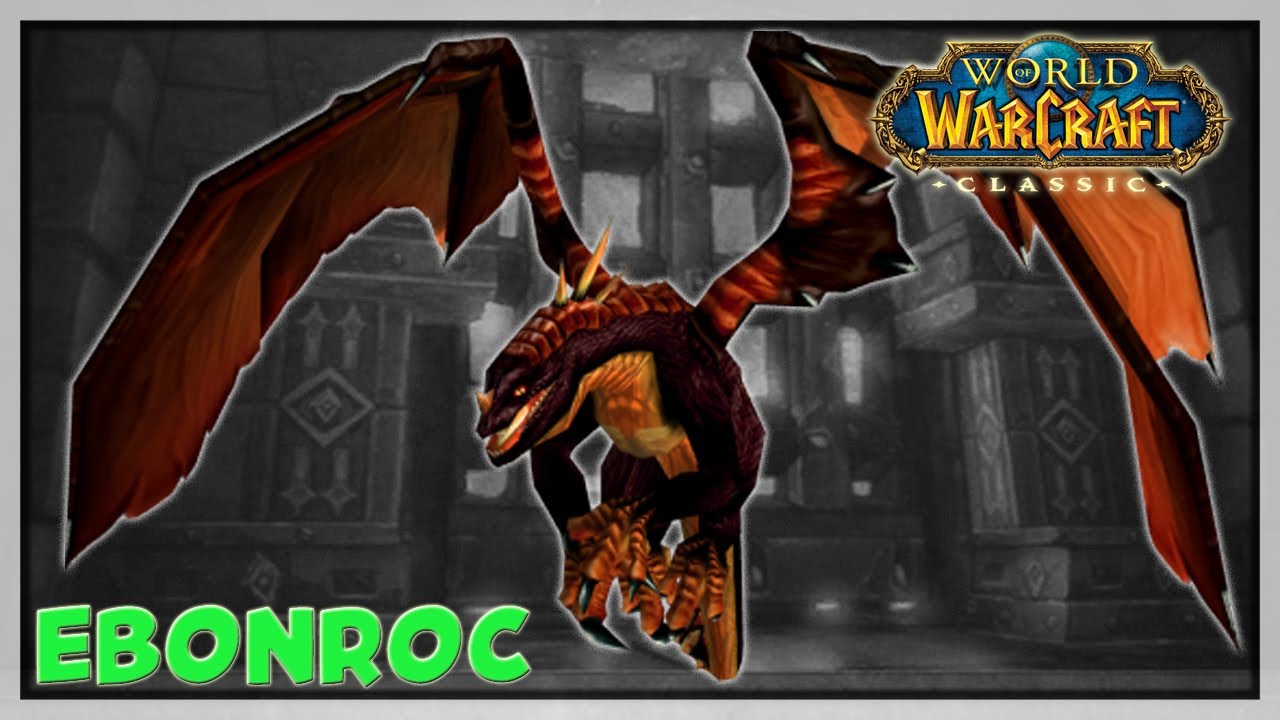 Ebonroc fight BWL, WoW Classic - YouTube