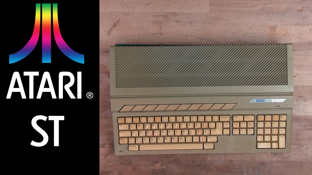 Atari 1040 STF is she a runner? - YouTube