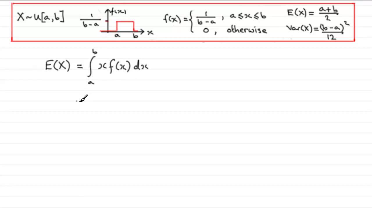 Uniform Distribution Rectangular Distribution What Is