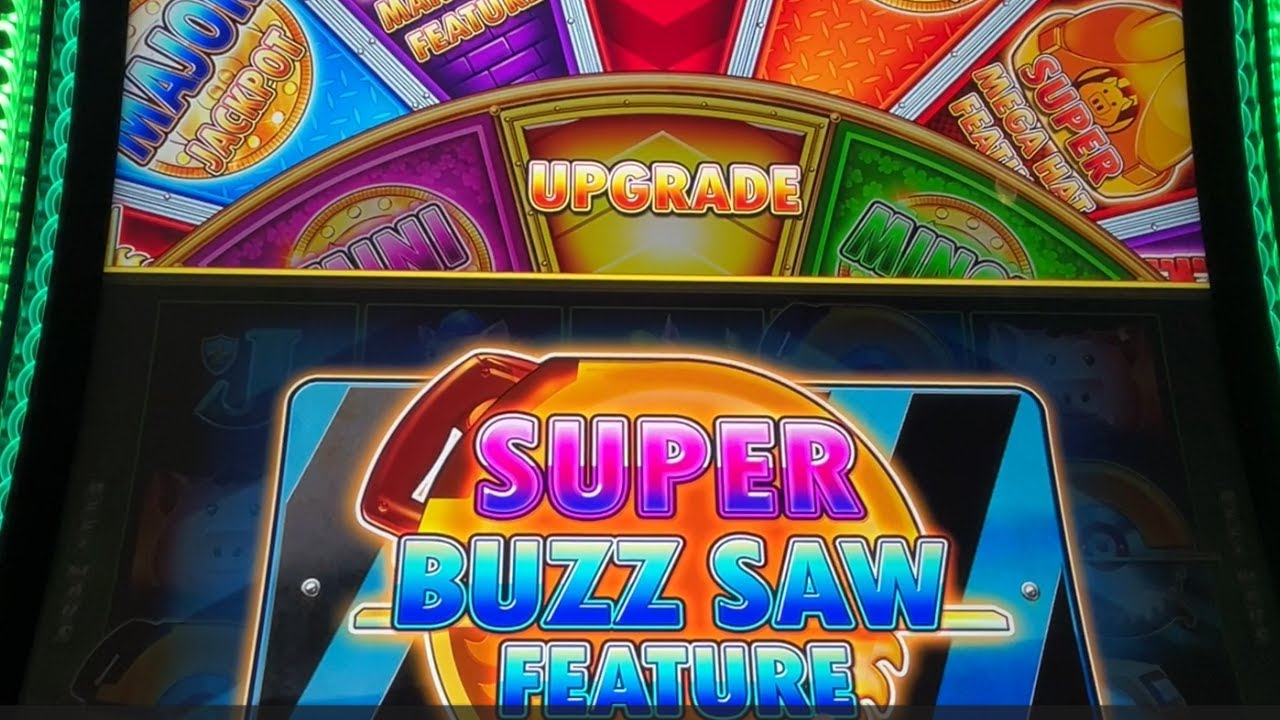 SUPER BUZZ SAW feature on Huff n' EVEN more Puff slot machine in Palms ...