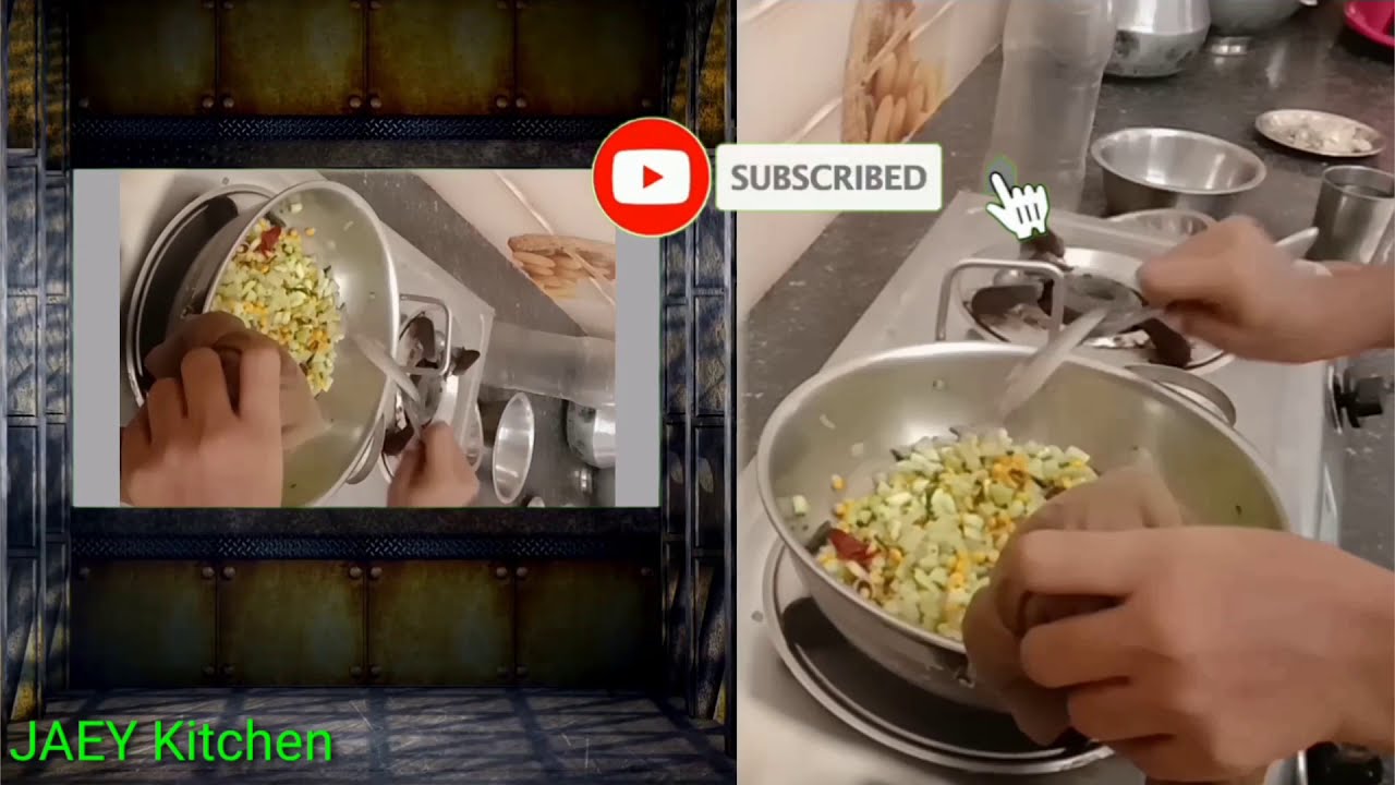 Making of Snake gourd poriyal - Pudalangai poriyal - JAEY kitchen - YouTube