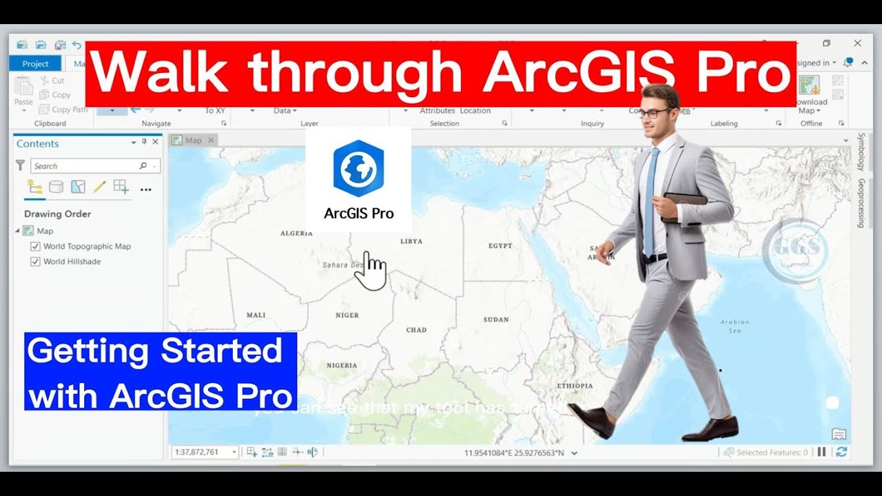 Getting Started With ArcGIS Pro For Beginners - YouTube