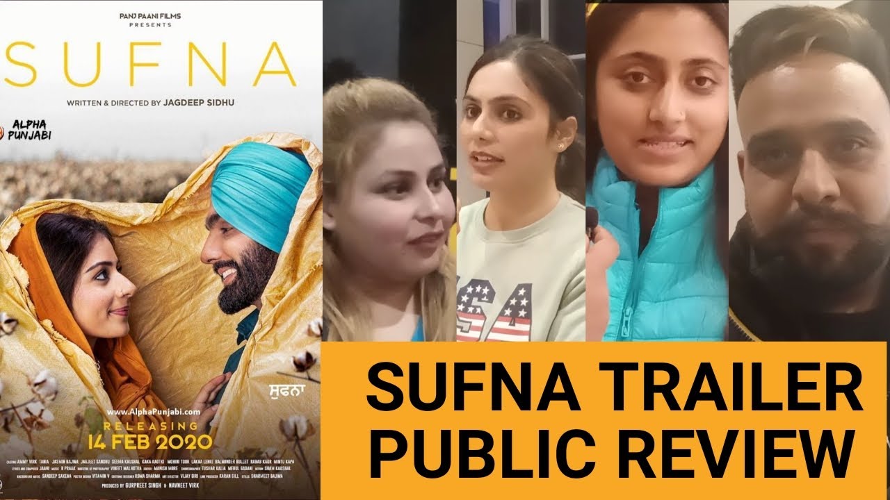 Sufna Trailer Public Reaction | Amy Virk, Tania | Sufna Trailer Review ...