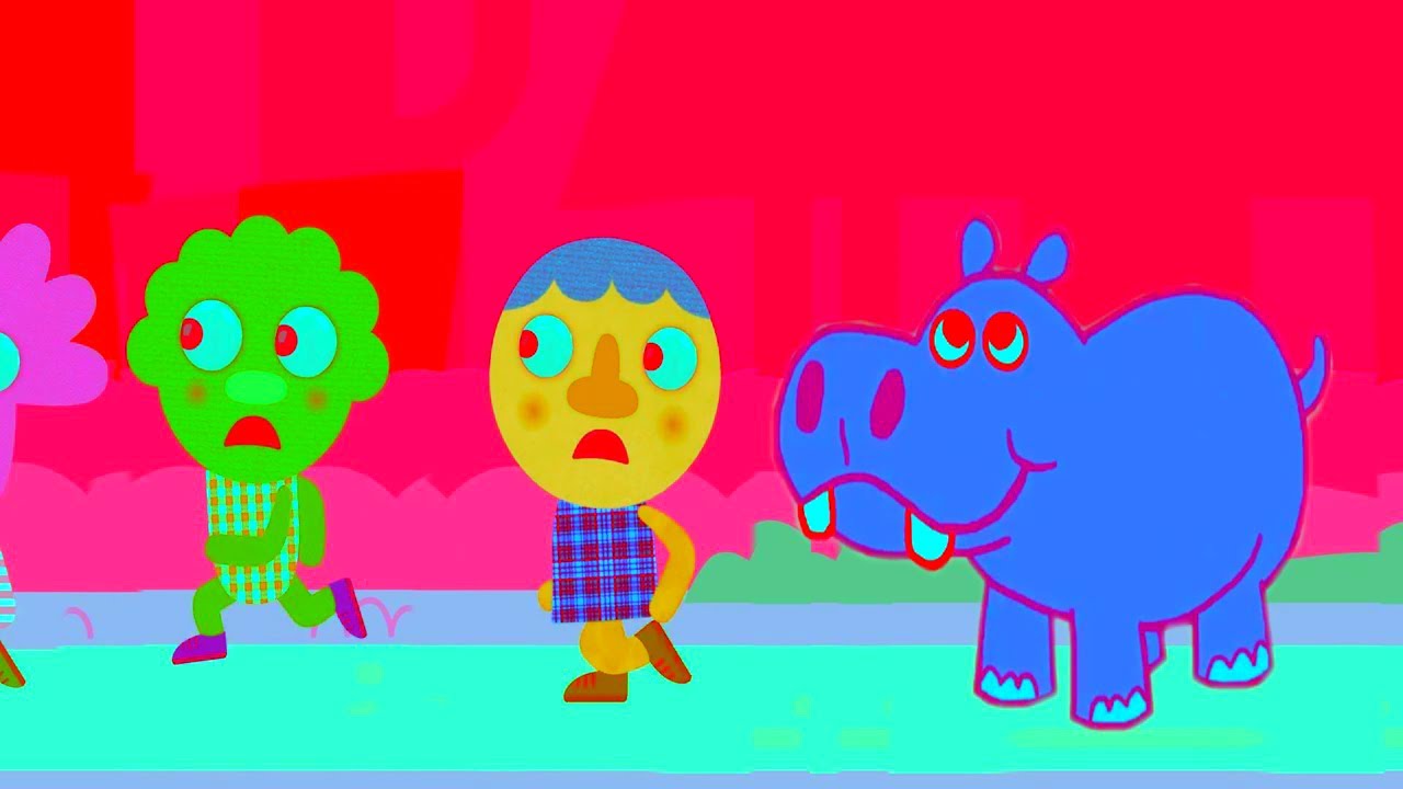 Hippopotamus Hippopotamus Runn run! Noodle & Pals Song pitch effects ...
