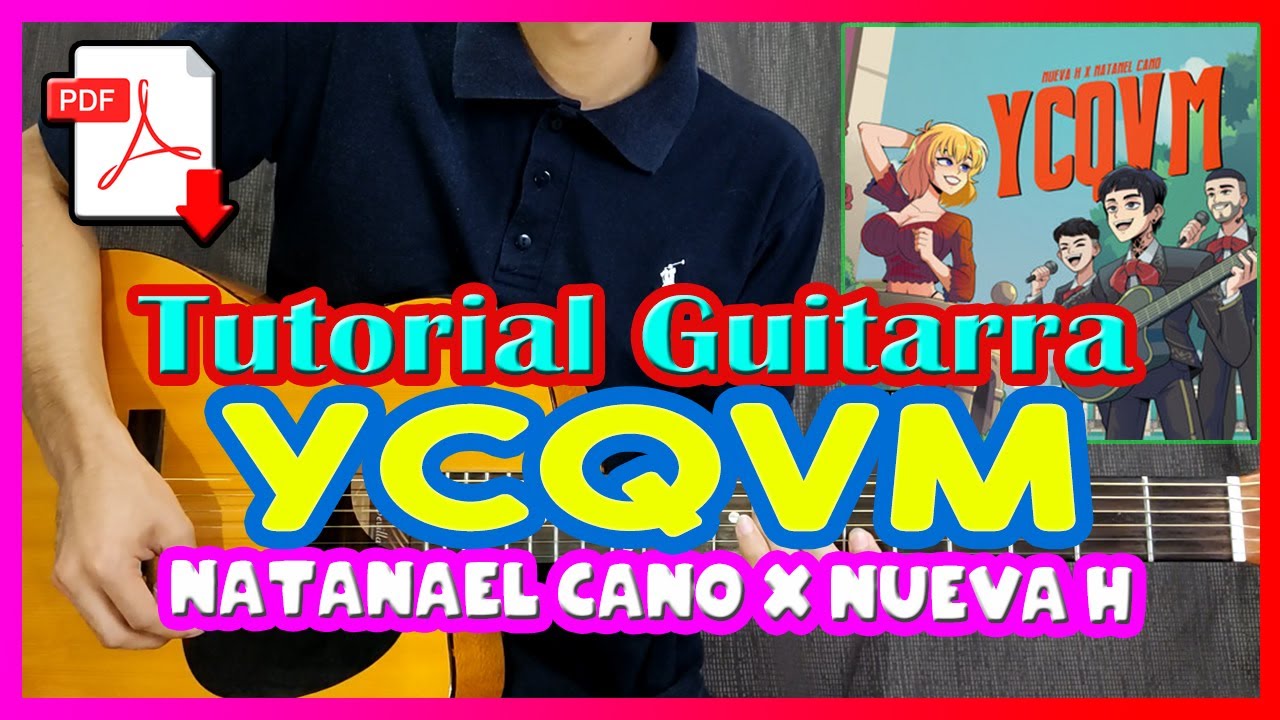 [TUTORIAL] YCQVM Natanael Cano x Nueva H Acordes Guitarra - YouTube