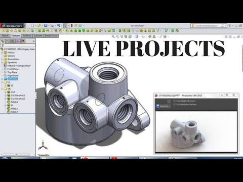 SOLIDWORKS TUTORIALS | PROJECT MAKING IN SOLIDWORKS |SOLIDWORKS FOR ...