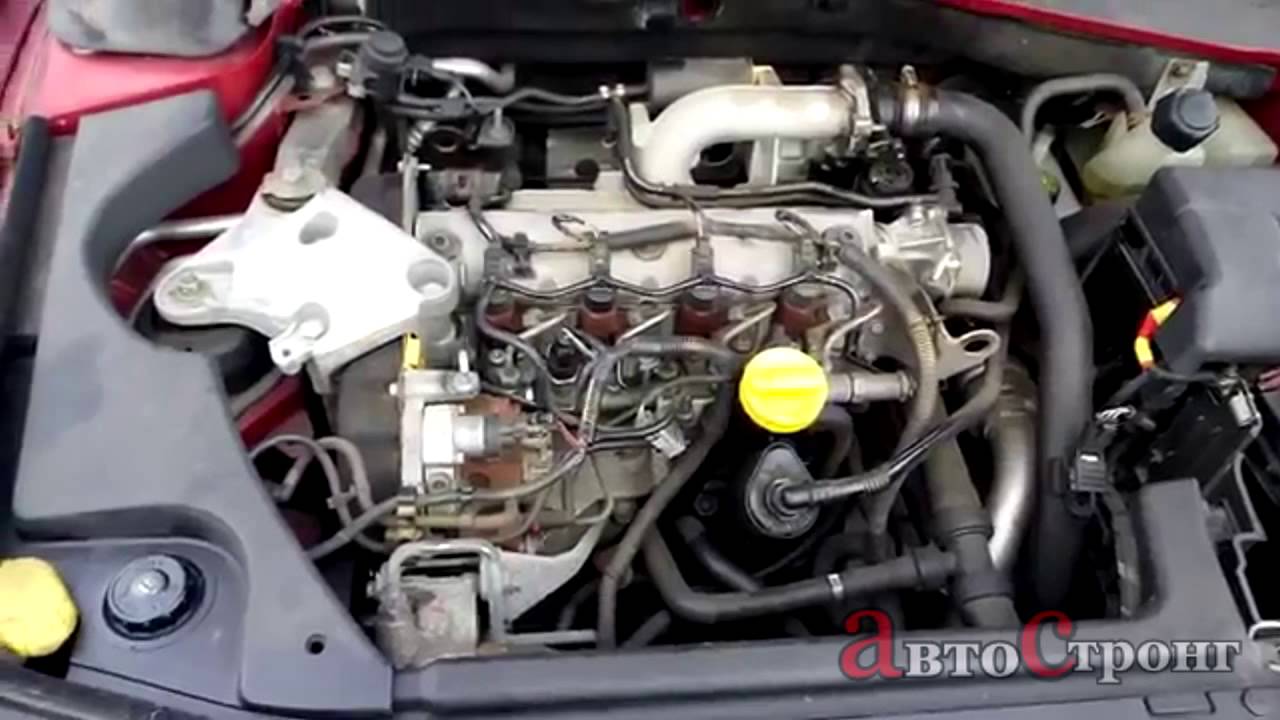 Видео работы мотора Renault 1,9DCi (F9Q 750) - YouTube