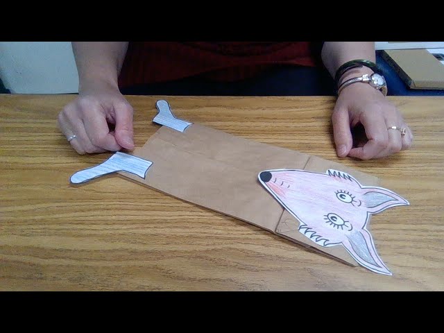 Fox In Socks Paper Bag Puppet