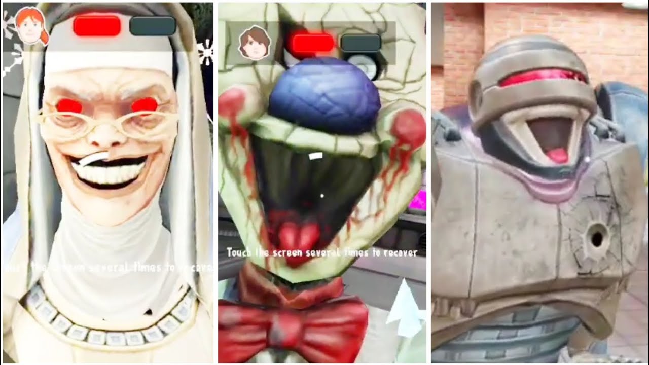 All Jumpscares With New Skin In Ice Scream 8 Version 2.0 - YouTube