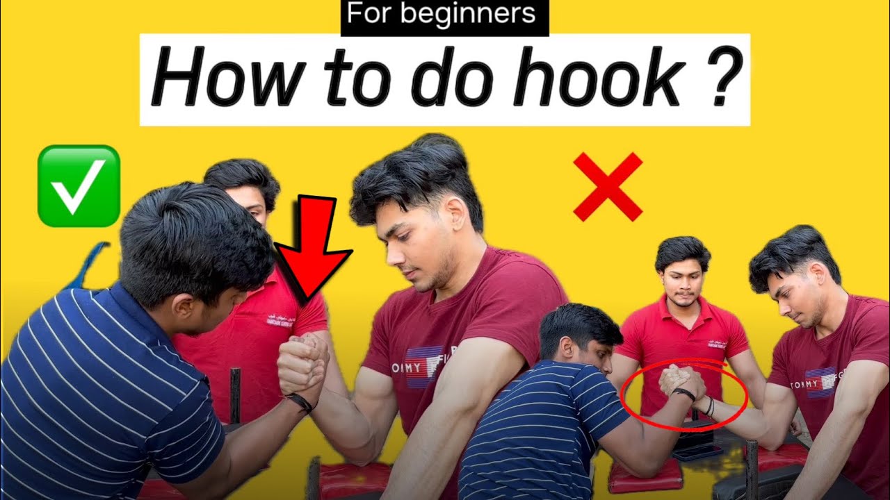 Hook sikhna hai to ye dekho | How to do hook in Arm wrestling for ...