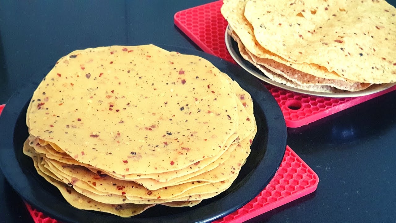 How to make Urad Dal ke papad | दाल के पापड़ कैसे बनायें I Holi Special ...