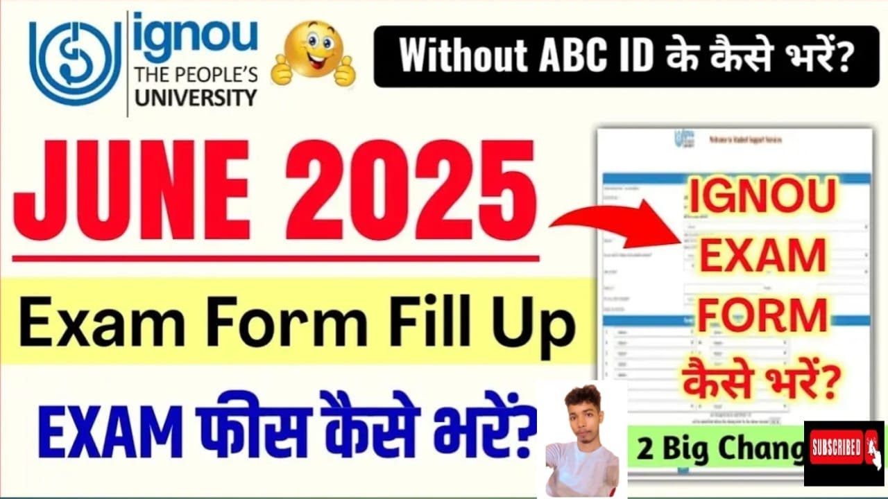 IGNOU Admission Form Fill Up Online 2025 | IGNOU Admission 2025 January ...