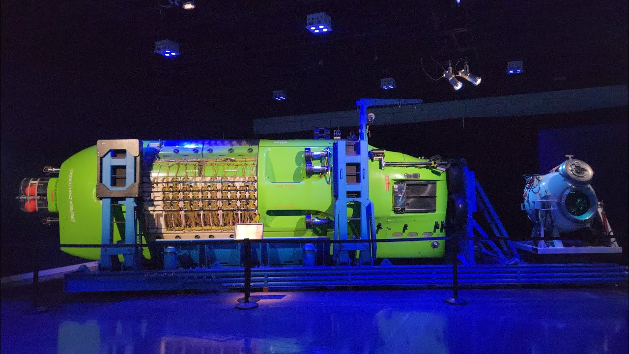 Deepsea Challenger James Cameron's Deepsea Submersible on display in ...