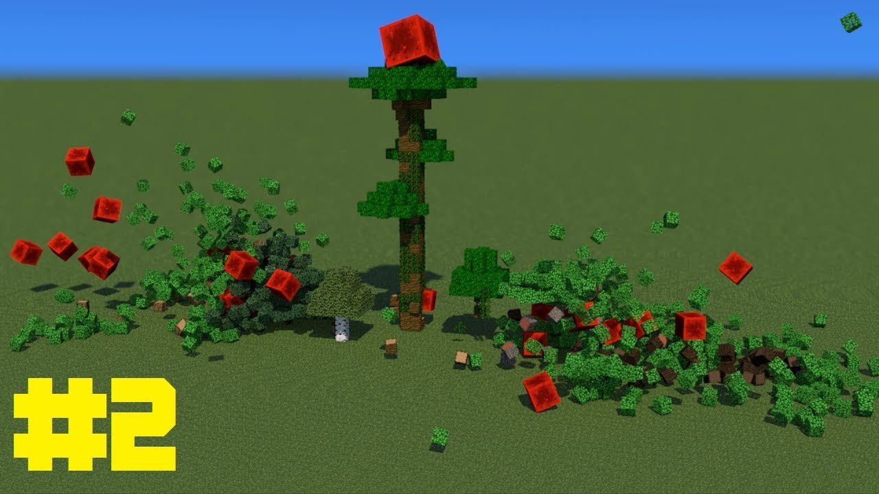 Minecraft Destruction #2 - Physic Simulation - Some Trees (Cinema 4D ...