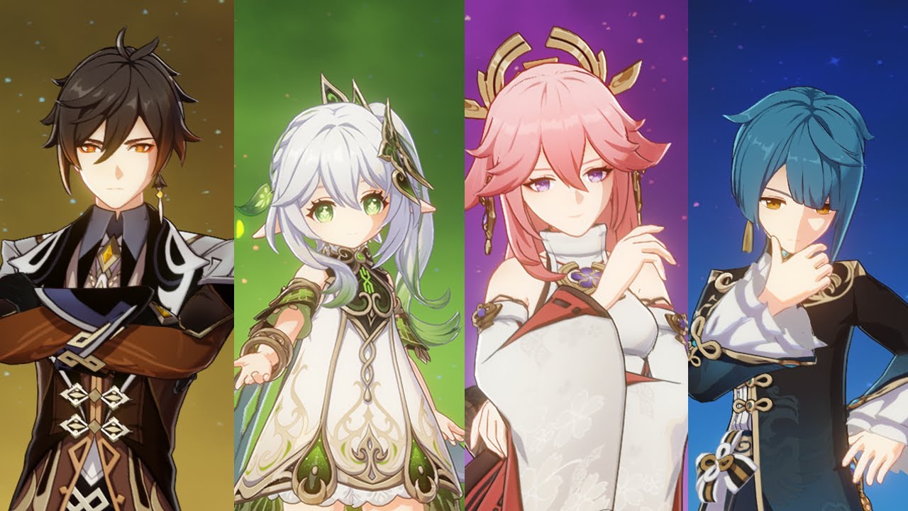 Nahida Yae miko Hyperbloom Team - New Single Target Team - Genshin ...