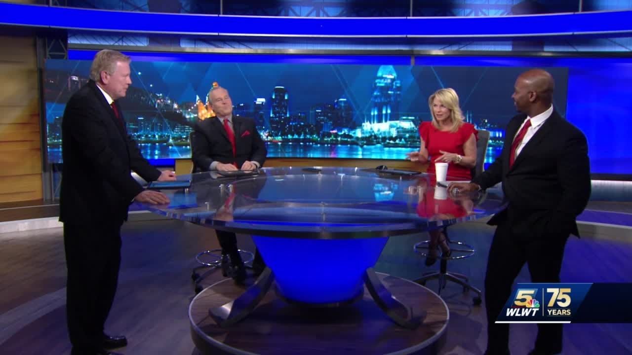 Evening news crew gives special tribute to retiring WLWT Sports ...