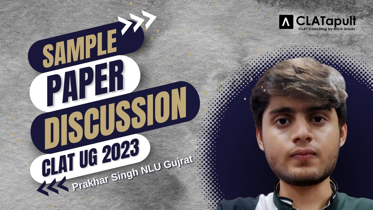 CLAT 2024 | Detailed Sample paper Analysis | Part I | Legal,GK and ...