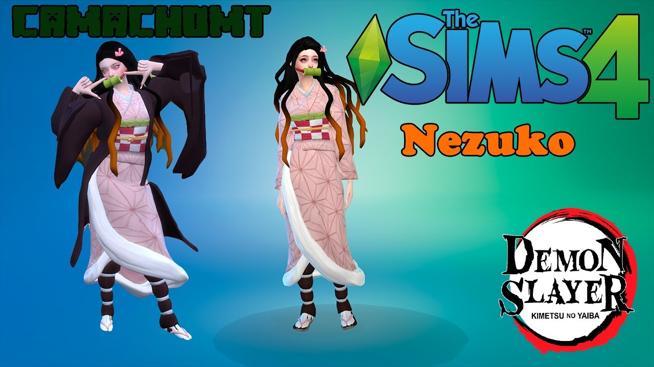 Sims 4 | Nezuko | Demon Slayer - Kimetsu no Yaiba | Descarga + CC - YouTube