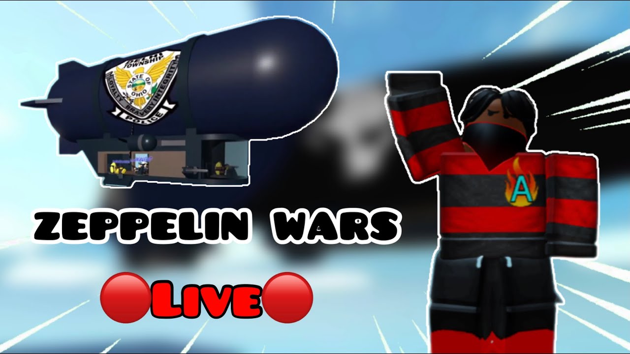 🔴 Playing Roblox Zeppelin Wars (LIVE 9:30 CDT) 80K Subscribers Special ...