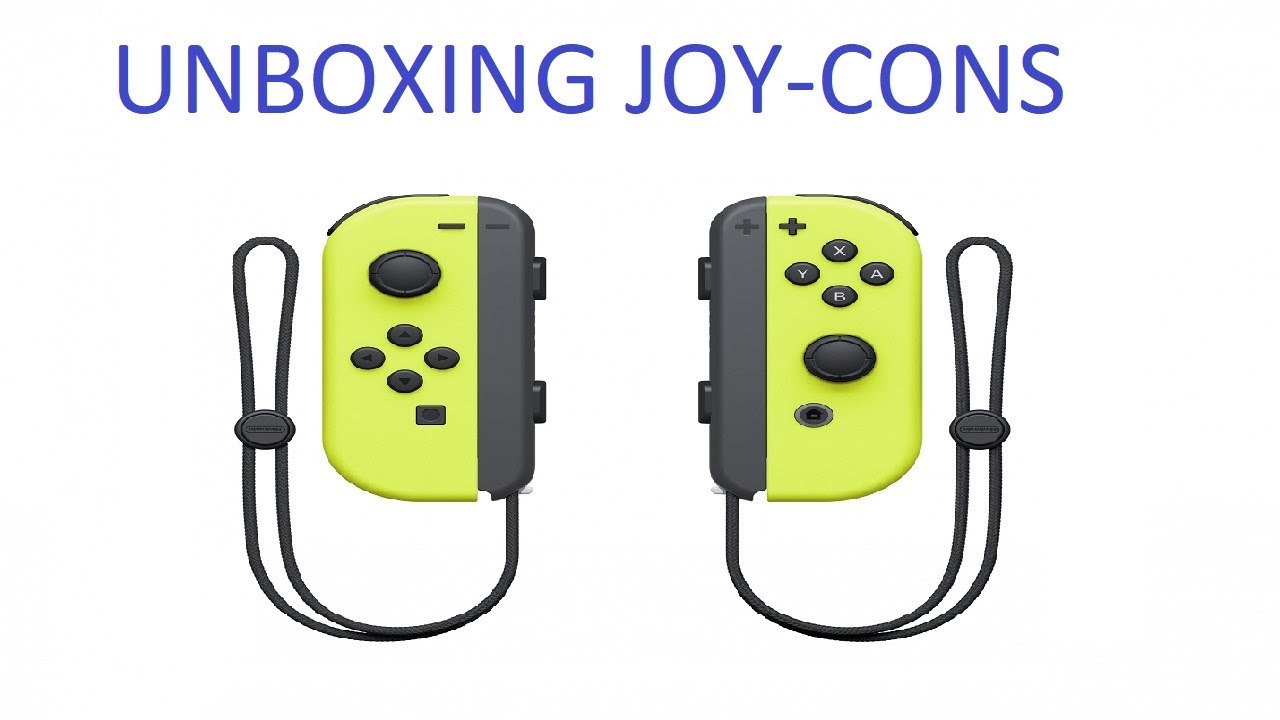 Unboxing Joy-Cons Amarillo Neon - YouTube