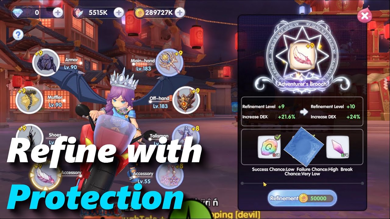 Refine with Protection | rox | Ragnarok X: Next Generation - YouTube