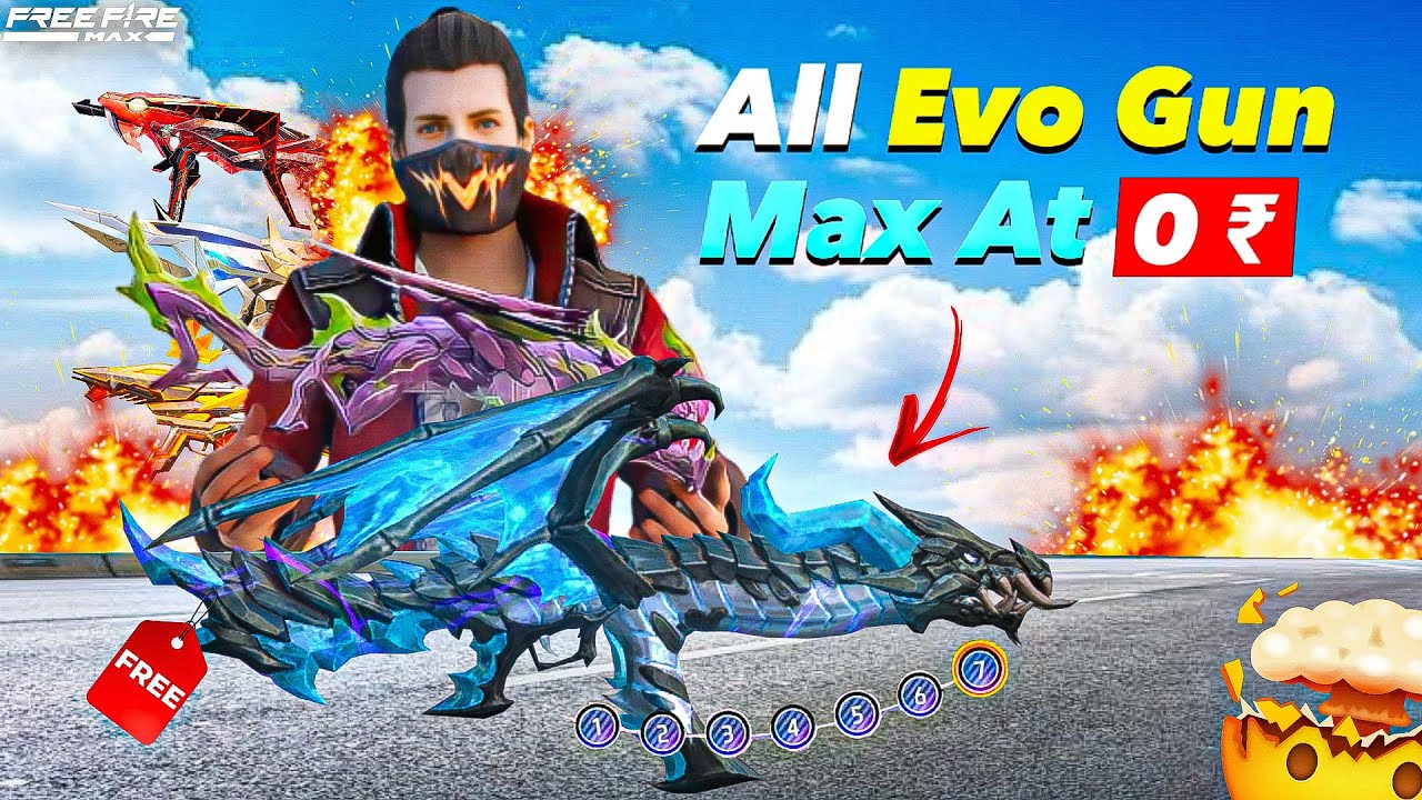 All Evo Gun Max At 0 ₹ 🔫 | M1014 Max 💀 MP40 Max 🤯 AK47 Max 🔥 - Telugu ...
