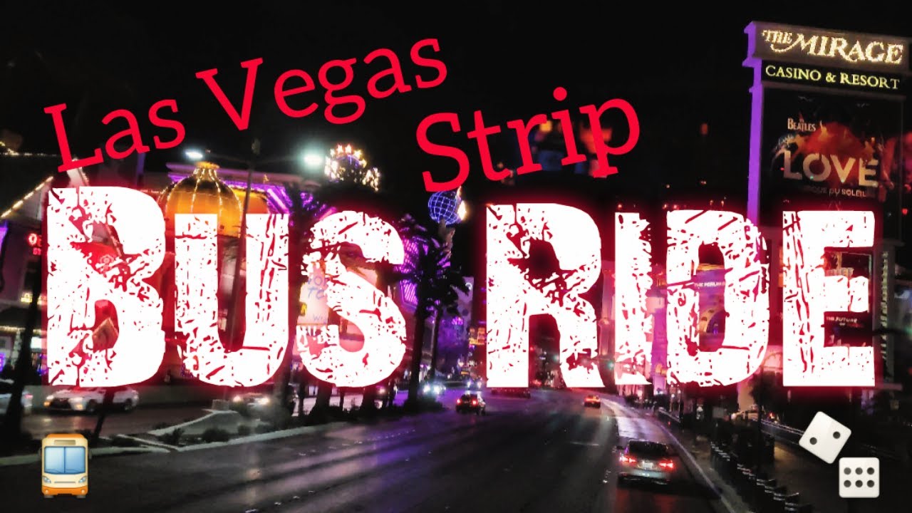 Night Bus Ride Las Vegas @VilmasTravels - YouTube