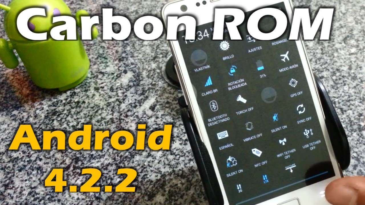 Carbon ROM v1.4 Android 4.2.2 Galaxy S2 [Review] - YouTube