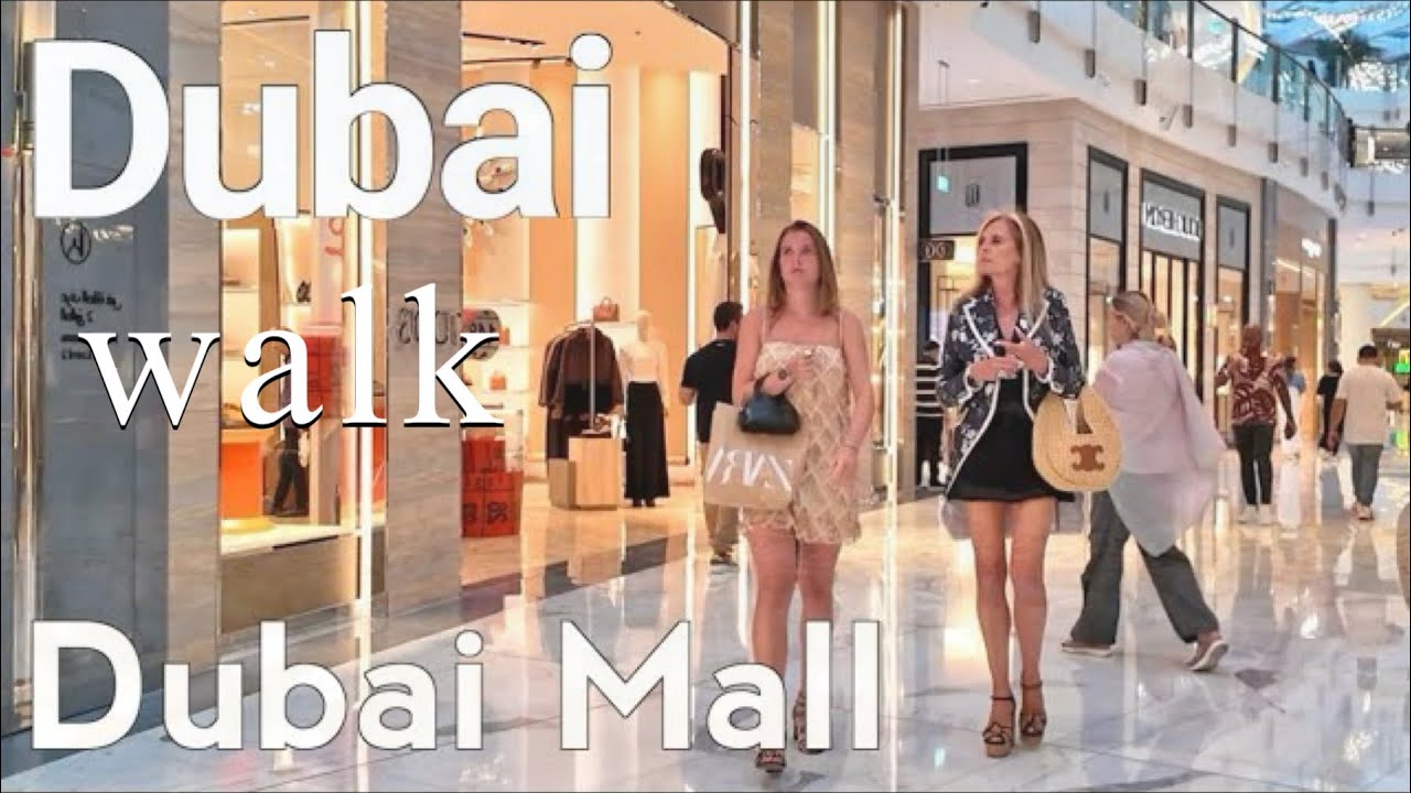 Dubai [4k] Amazing Dubai Mall Walk tour - YouTube