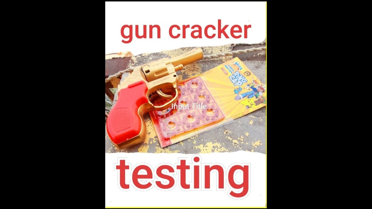 gun crackers testing #crackersgun - YouTube