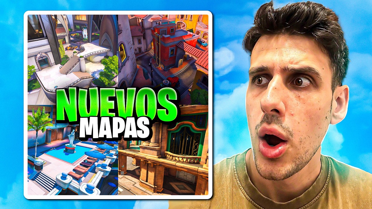 ASÍ SON LOS 4 "NUEVOS MAPAS" de la TEMPORADA 13 de OVERWATCH 2 (REWORKS ...