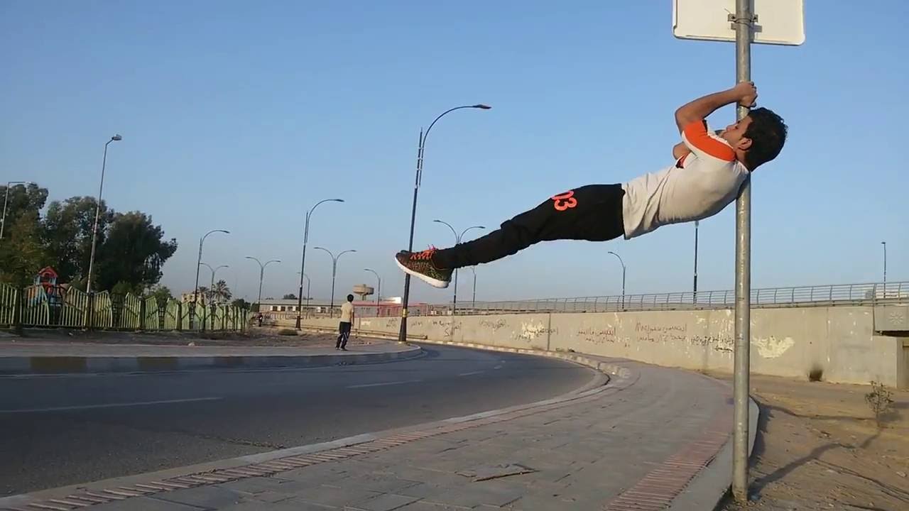 Hussein street workout FROM babil - YouTube
