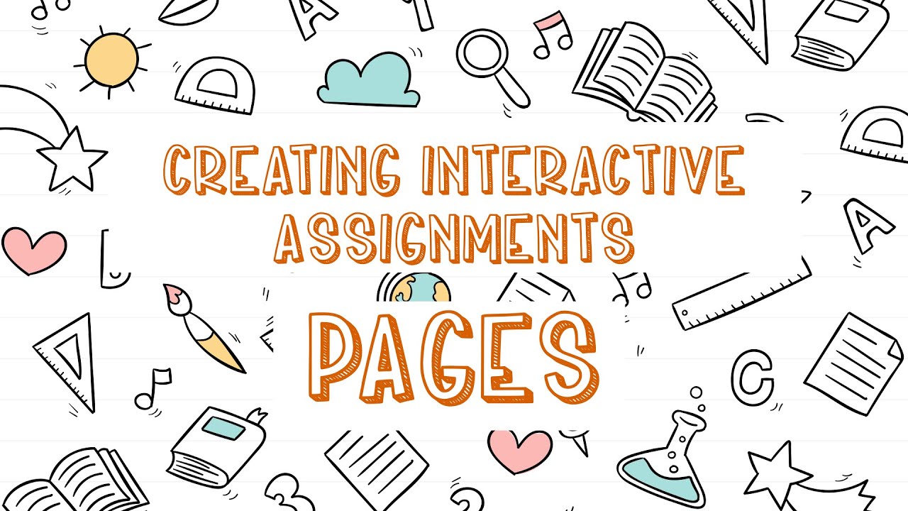 Creating Interactive Assignments in Pages - YouTube