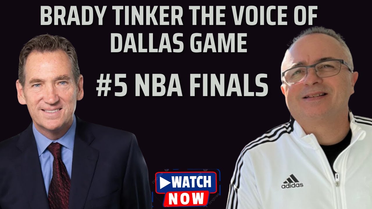 Brady Tinker the VOICE of DALLAS Game #5 NBA Finals... 6-17-24 - YouTube