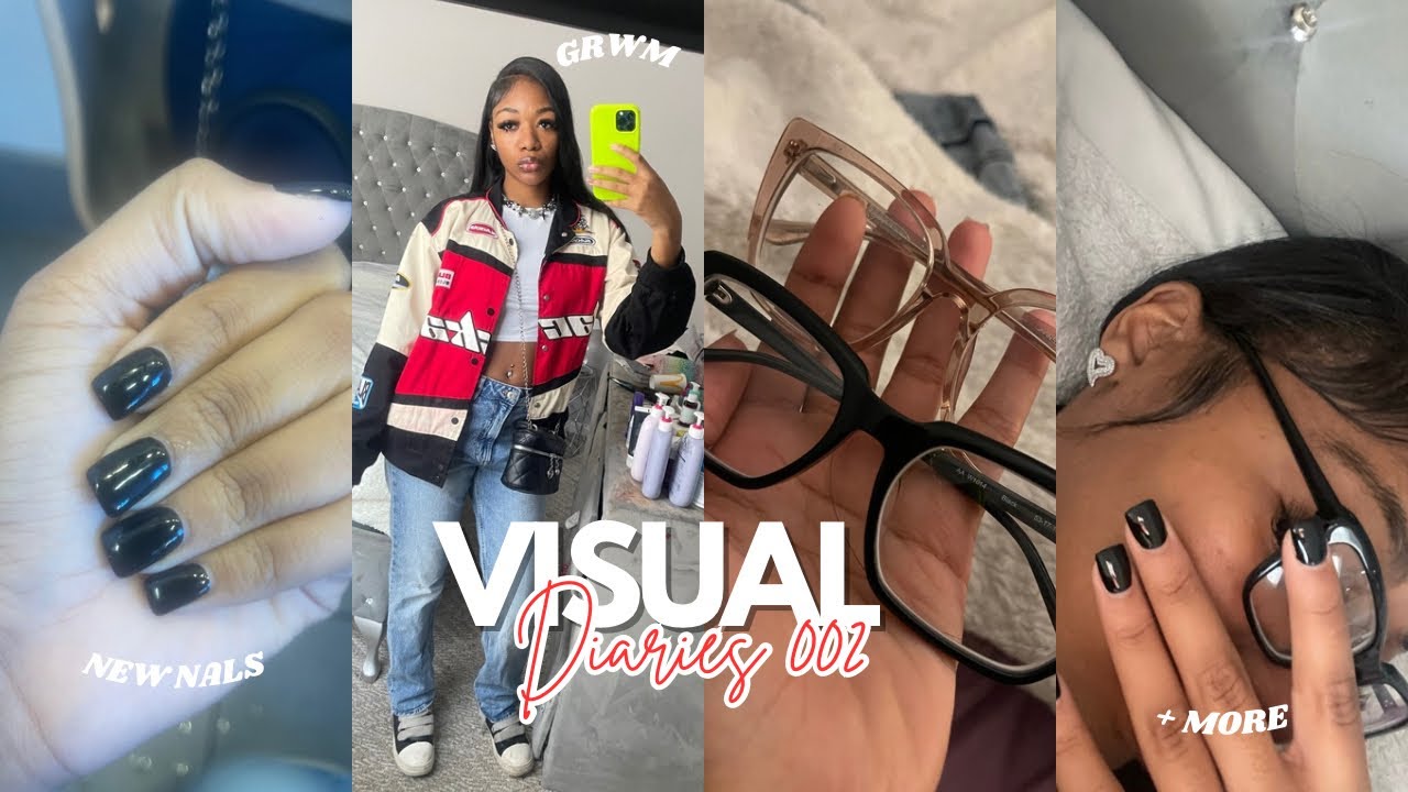 VISUAL DIARIES 002: realistic spend a few days with me, nails, grwm, mini shein haul, etc - YouTube