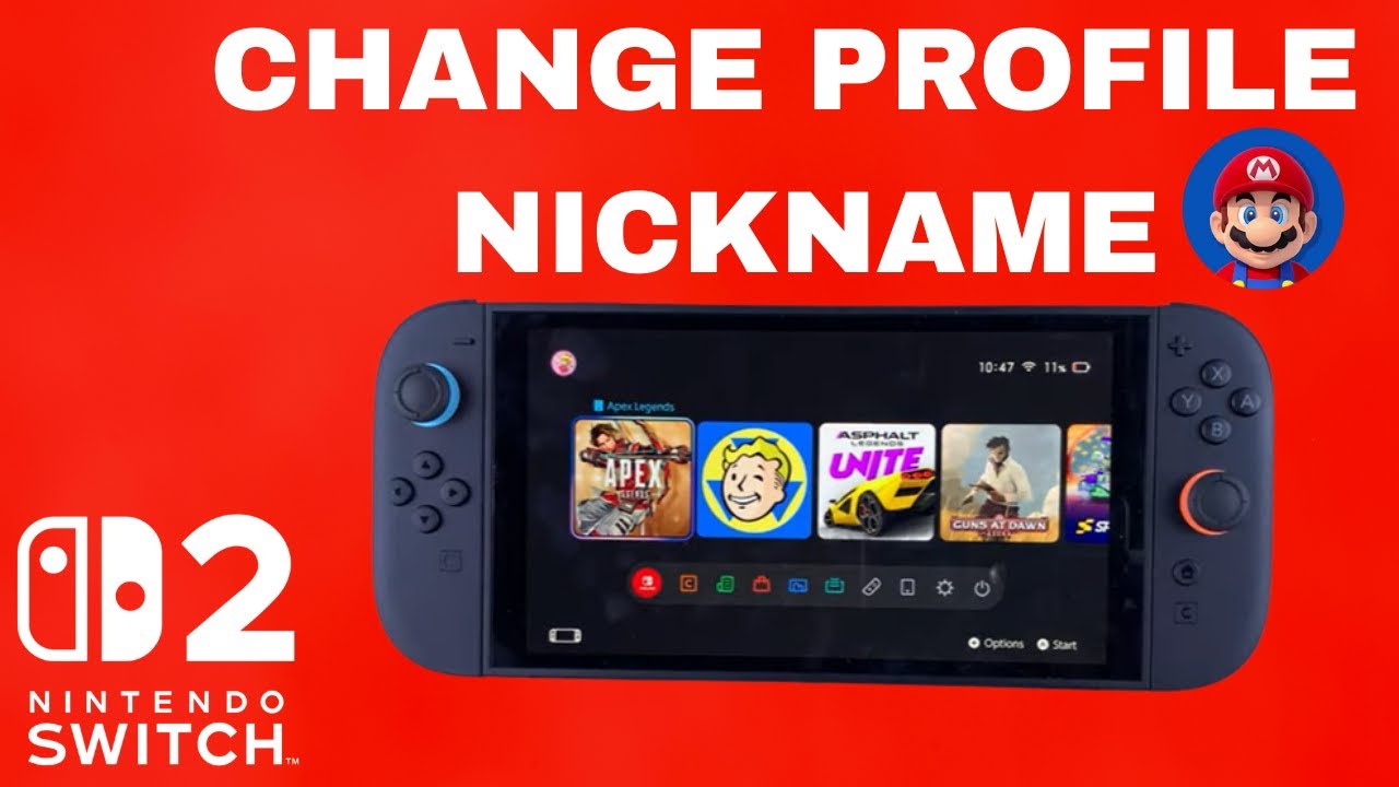 How To Change Profile Nickname On Nintendo Switch 2 - YouTube