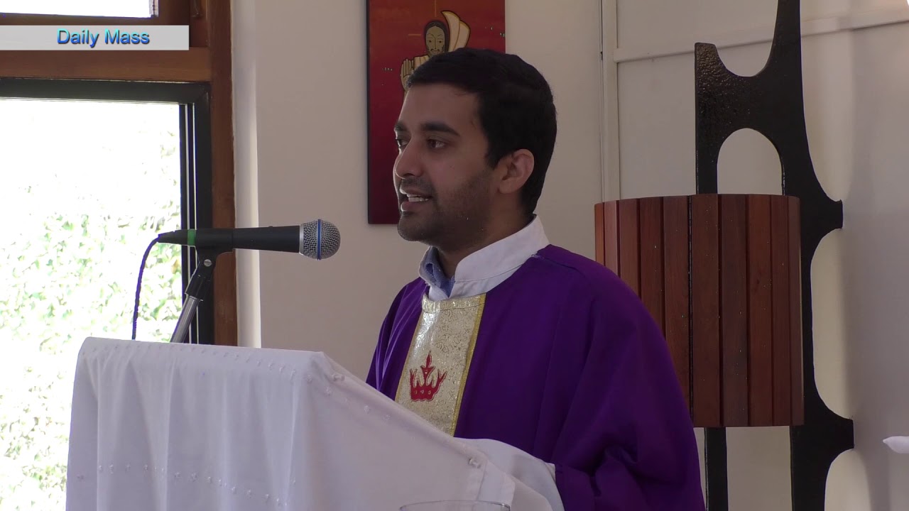 Mass in English - 11 March - Fr. Varun Rodrigues sj - Jesuit House ...