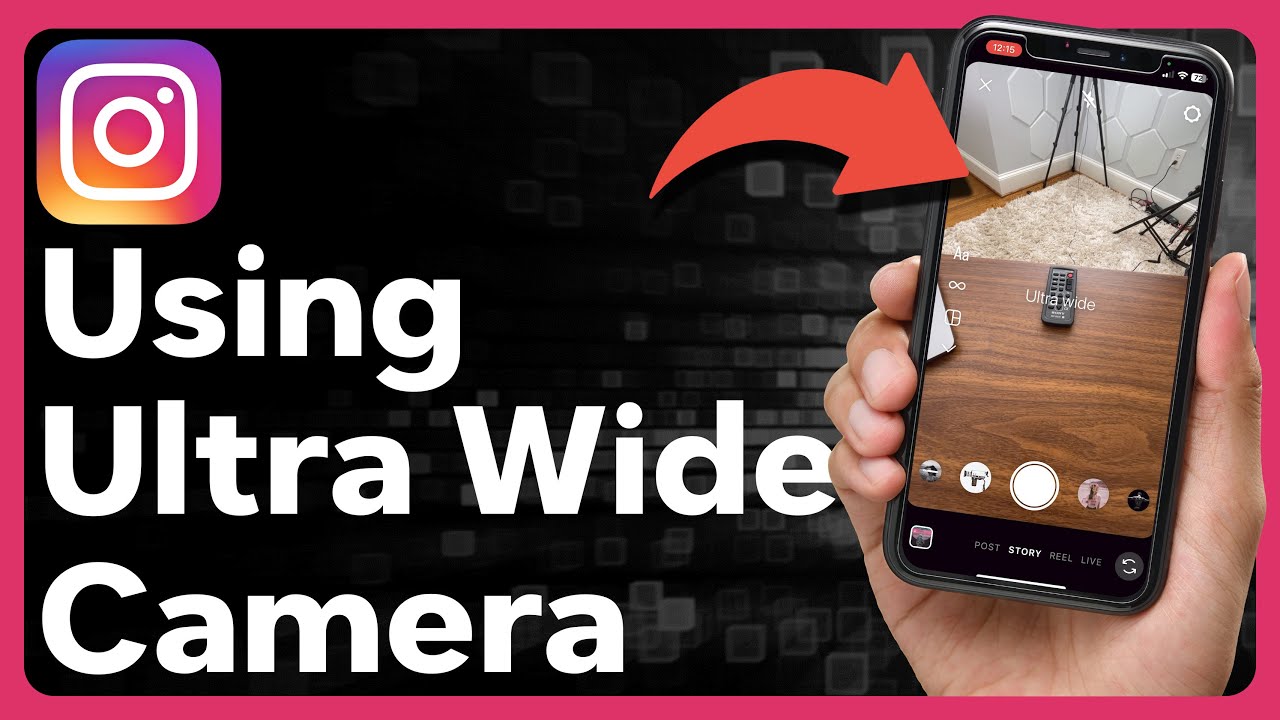 How To Use Ultra Wide Camera On Instagram - YouTube