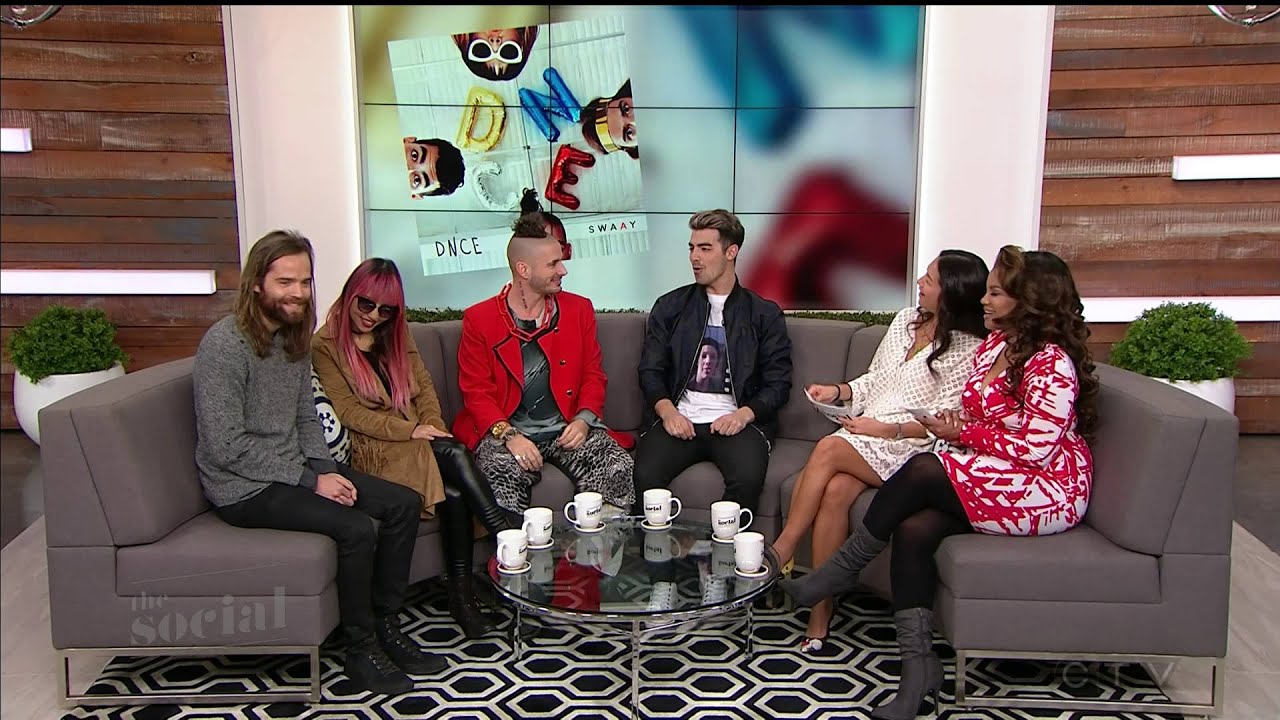 Joe Jonas /DNCE interview 2016 (part1 - the group) - The Social (talk ...
