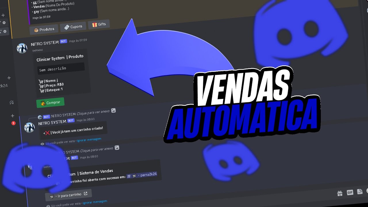 BOT COMPLETO VENDAS AUTOMATICA ATUALIZADO SEM BUGS - YouTube