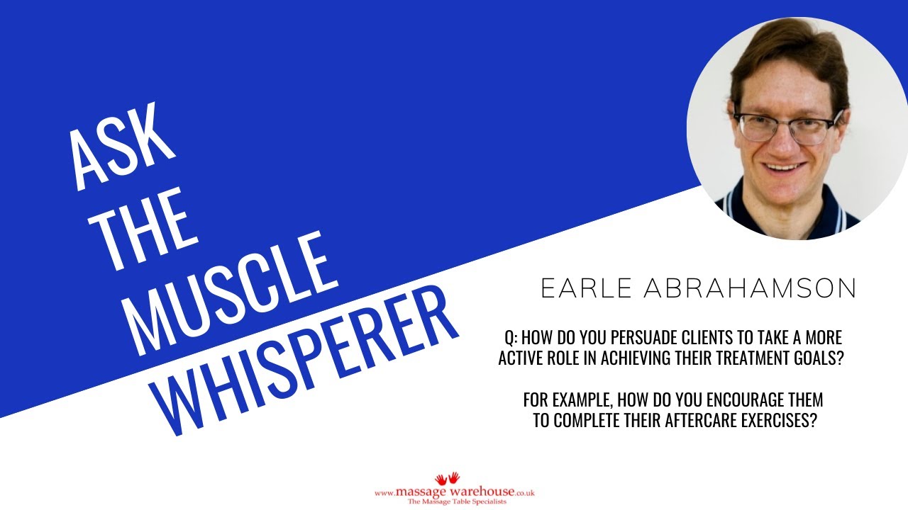 Earle Abrahamson & ATMW - How can massage therapists convince clients ...