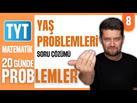 Yaş Problemleri Soru Çözümü | Problemler Kampı