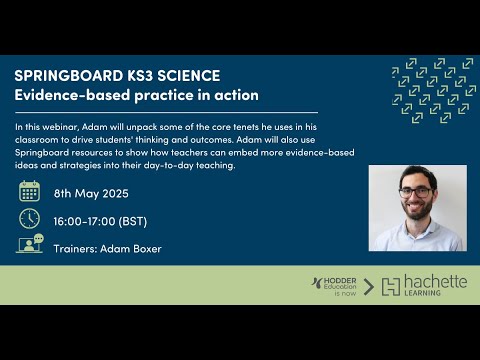 In conversation with Adam Boxer, Series Editor for Springboard KS3 ...