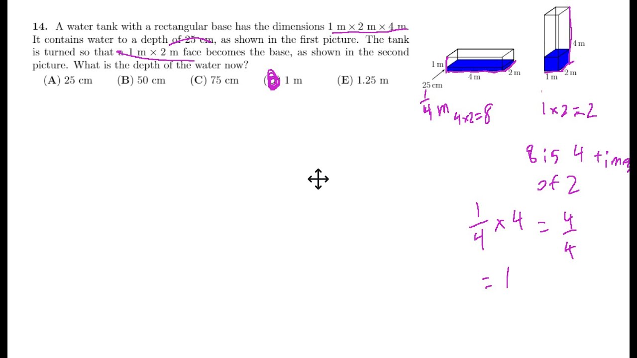 Math Kangaroo 2022, Grade 5-6, Problem 14 - YouTube