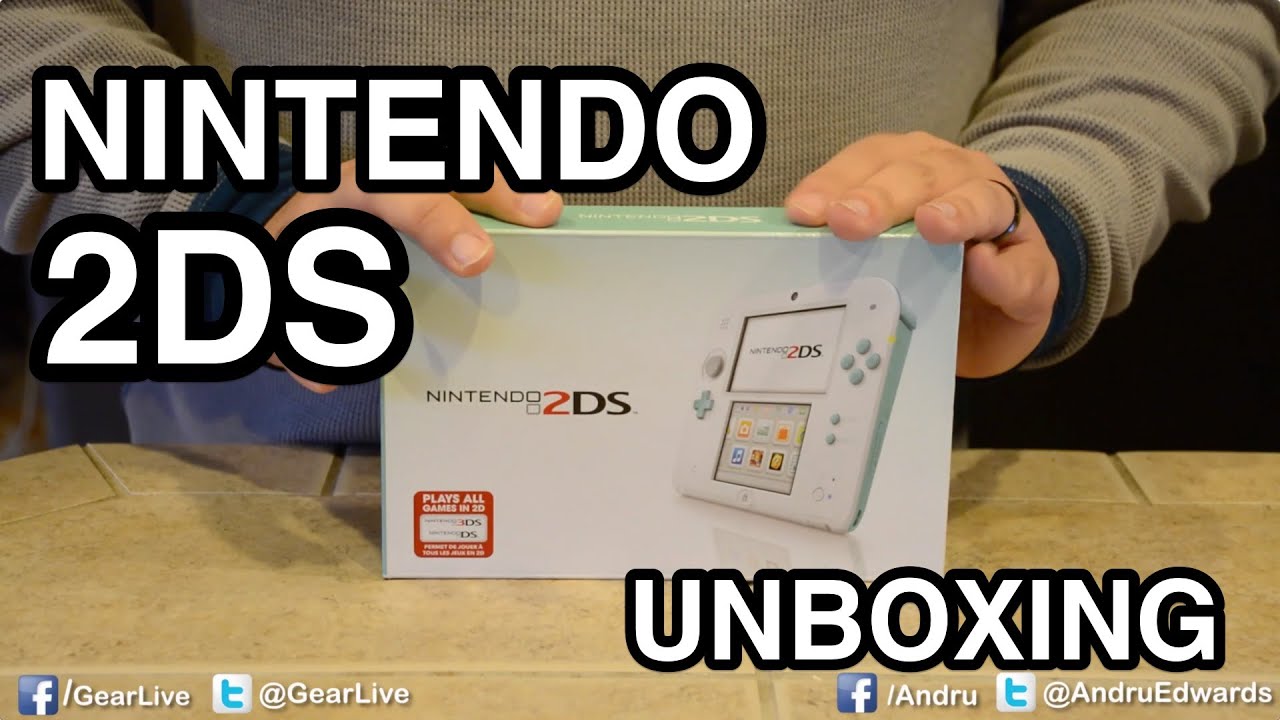 Nintendo 2DS (Sea Green) Unboxing! - YouTube
