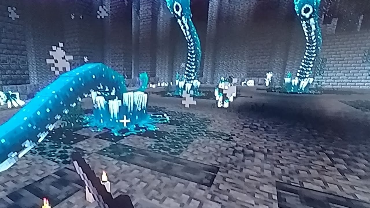 Minecraft in der warden Dimension (4/4) ich besiege den warden Tentakel ...