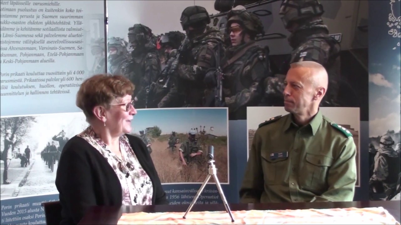 Eversti Rami Saari, Porin prikaatin komentaja - YouTube