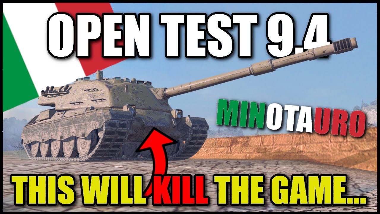 [BROKEN ALERT] OpenTest 9.4 - NEW Italian TD line 🍕| WoT Blitz [4K ...
