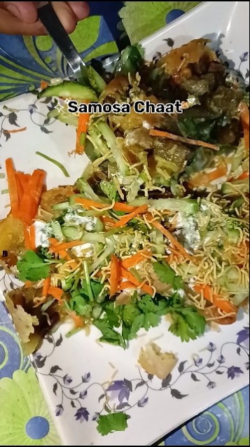Quick and easy Samosa Chaat - YouTube
