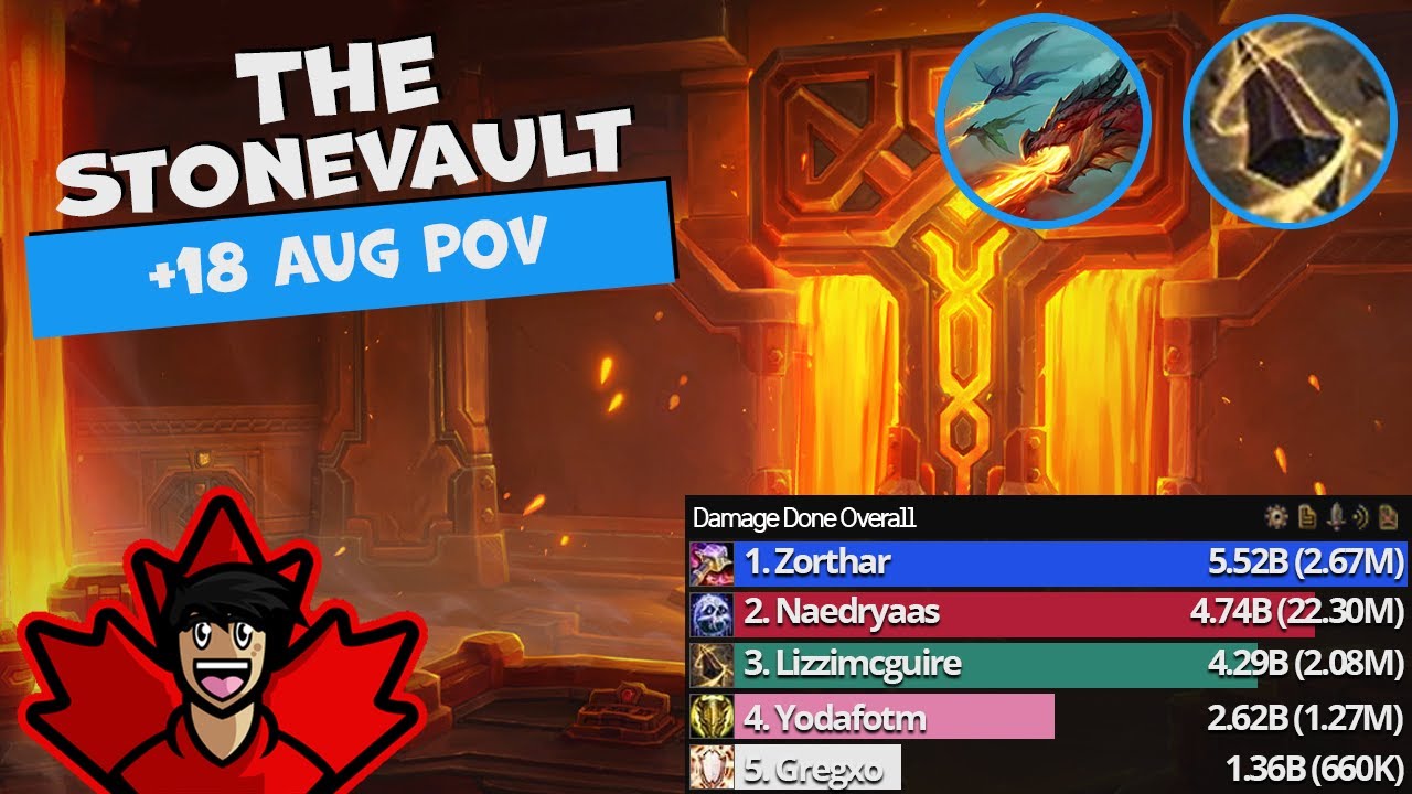 +18 Stonevault | Scale Commander Augmentation Evoker POV - YouTube